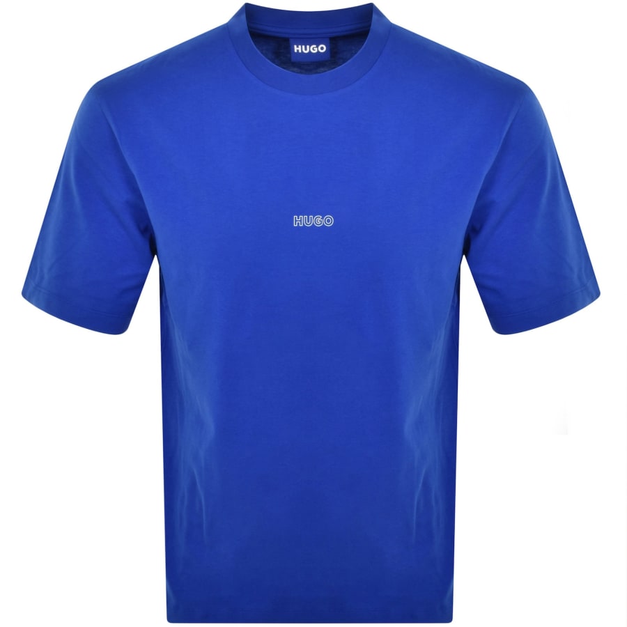 HUGO Blue Nouveres T Shirt Blue Mainline Menswear United States